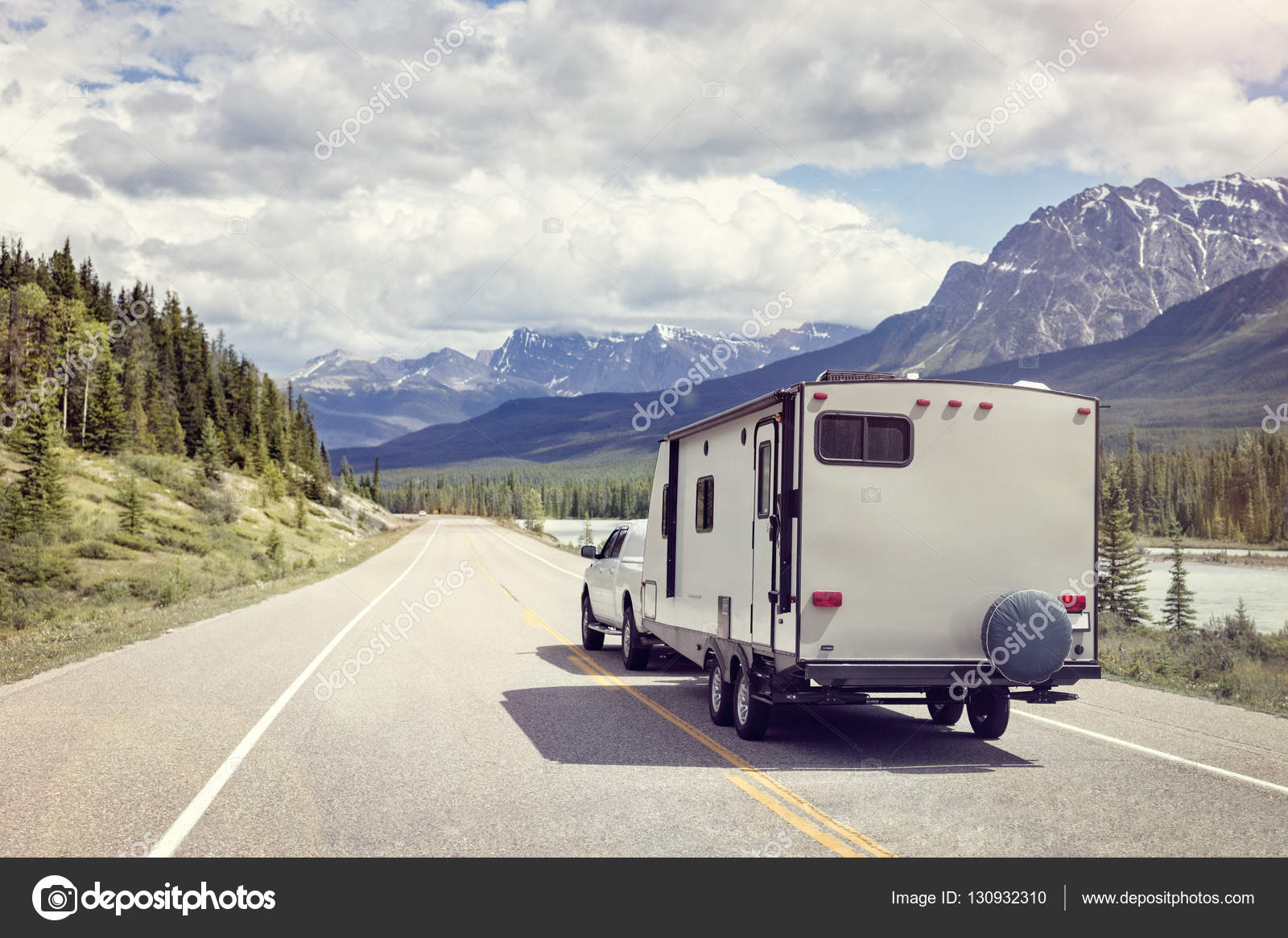 Motor home trailer — Stock Photo © BrianAJackson #130932310