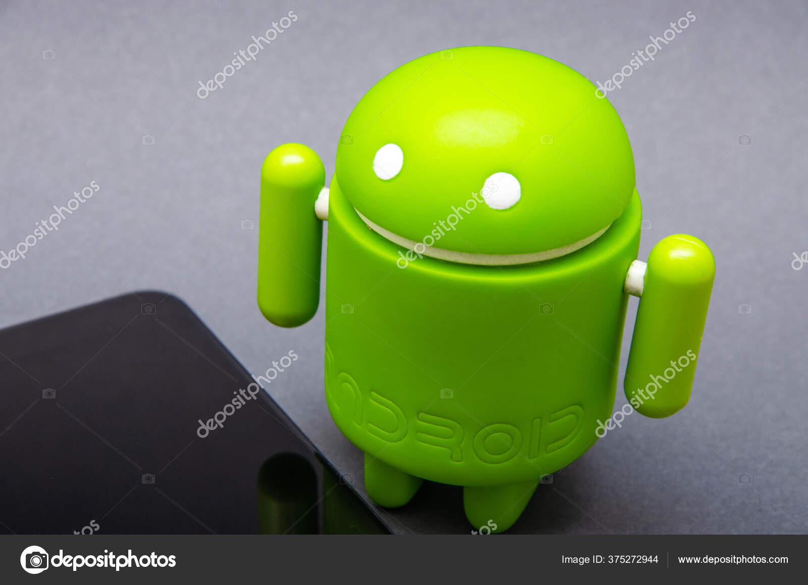 Android Figurine Smartphone Green Android Figurine Made Ecological ...