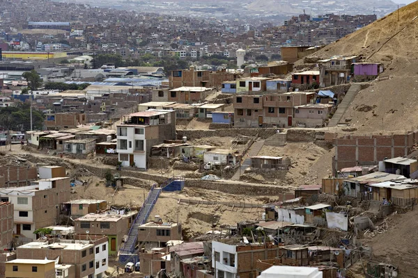Lima Peru December 2019 Aerial View Lima Poor Districts Lima – Stock ...