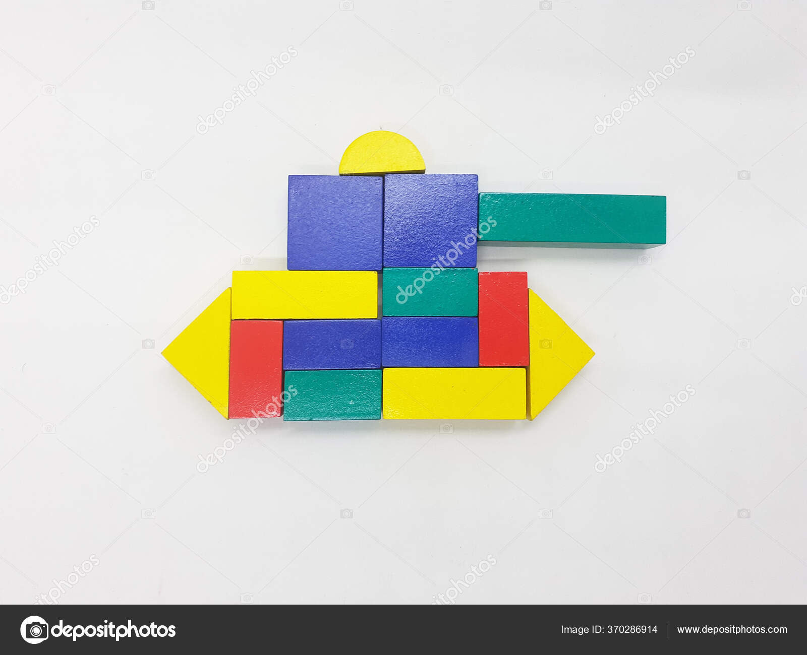 Artistic Handmade Colorful Various Shape Wooden Building Blocks Kid ...