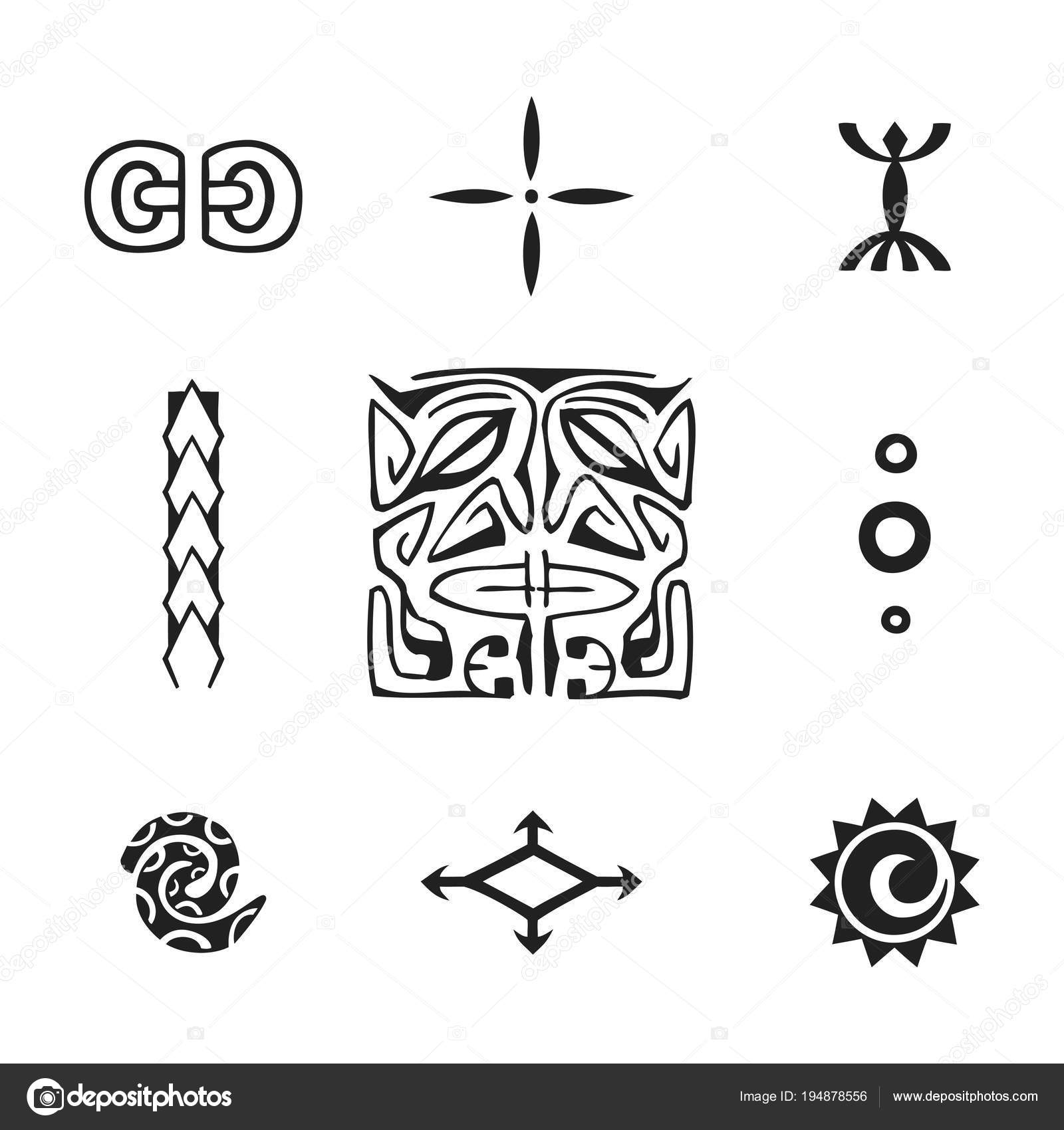 Polynesian tattoo indigenous primitive ar Stock Vector Image by ...