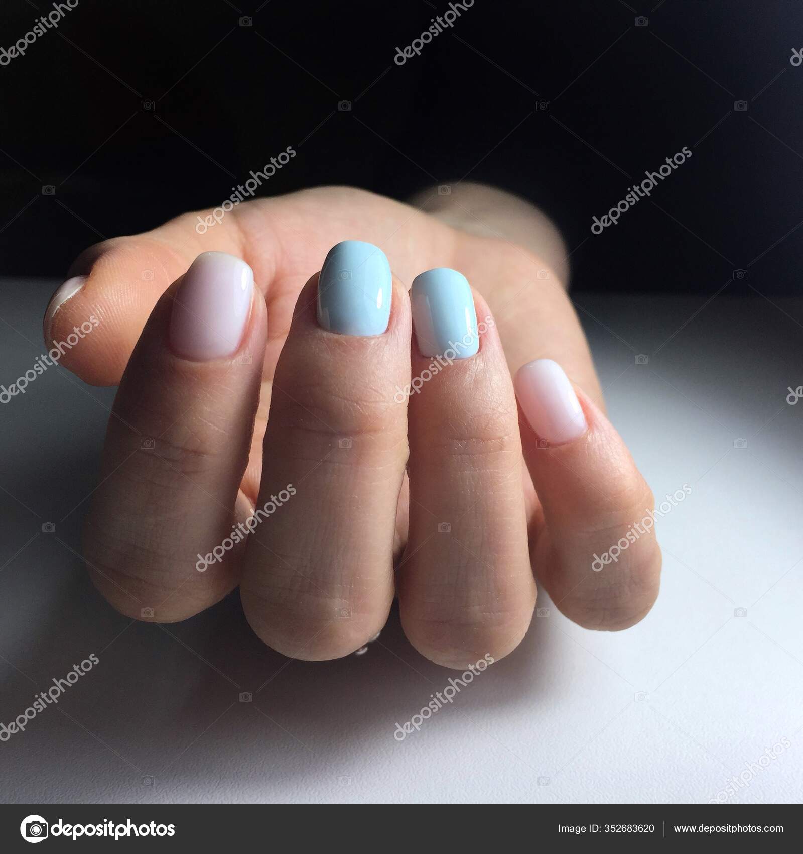 Woman Flesh Colored Manicure Design Fresh Colored Female Manicure Nails ...