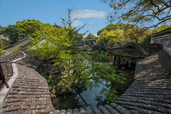 Wujiang City with the ancient town of retreat garden garden waterside ...