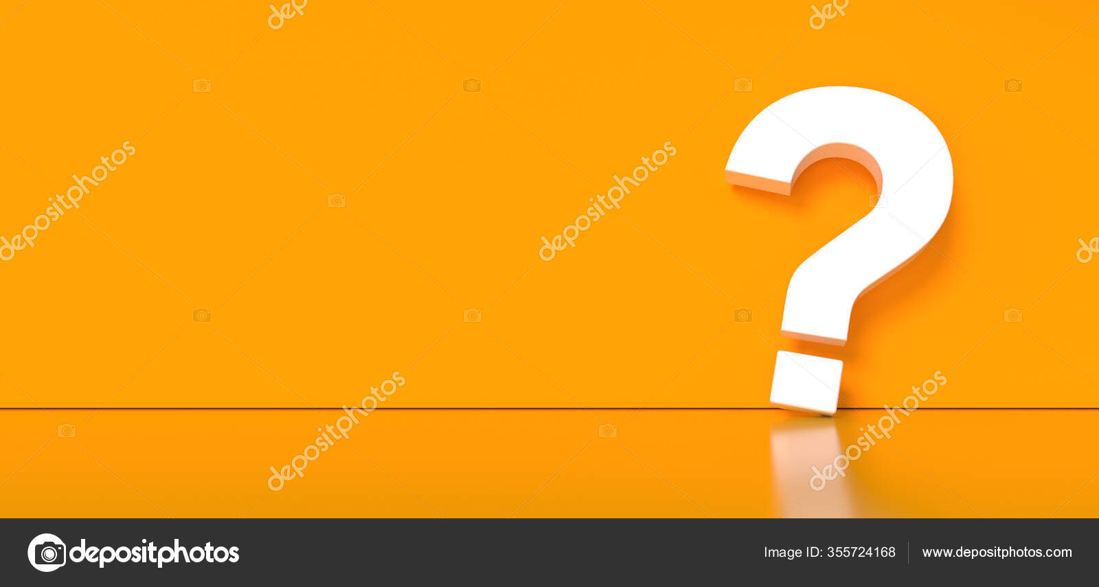Question Mark Front Red Color Wall Background Business Support Concept ...