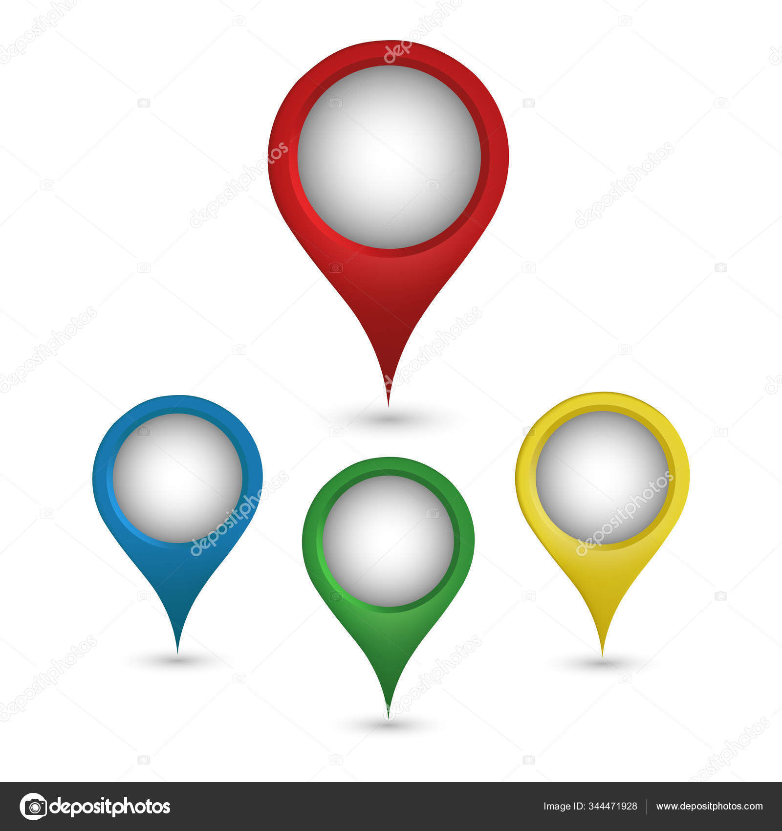 Vector map pointer Stock Vector Image by ©Mandarin007 #344471928