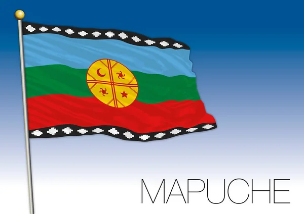 Bandera mapuche Imágenes Vectoriales, Gráfico Vectorial de Bandera ...