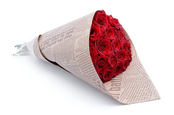 Roses wrapped by newspaper Stock Photos, Royalty Free Roses wrapped by ...
