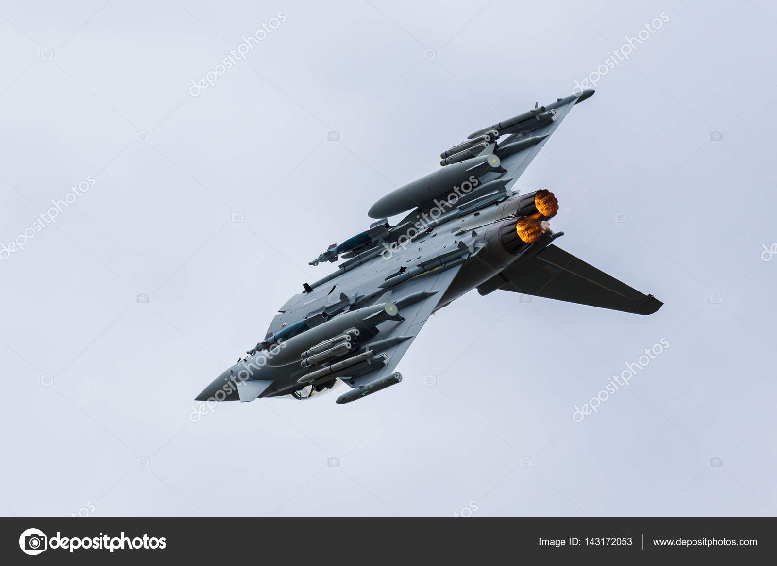 BAE Systems Typhoon loaded up with weapons — Stock Editorial Photo ...