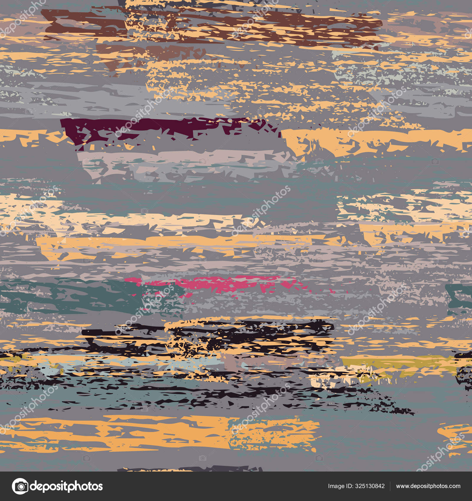 Horizontal Brush Stroke Surface. Pinstripe Stock Vector Image by ...