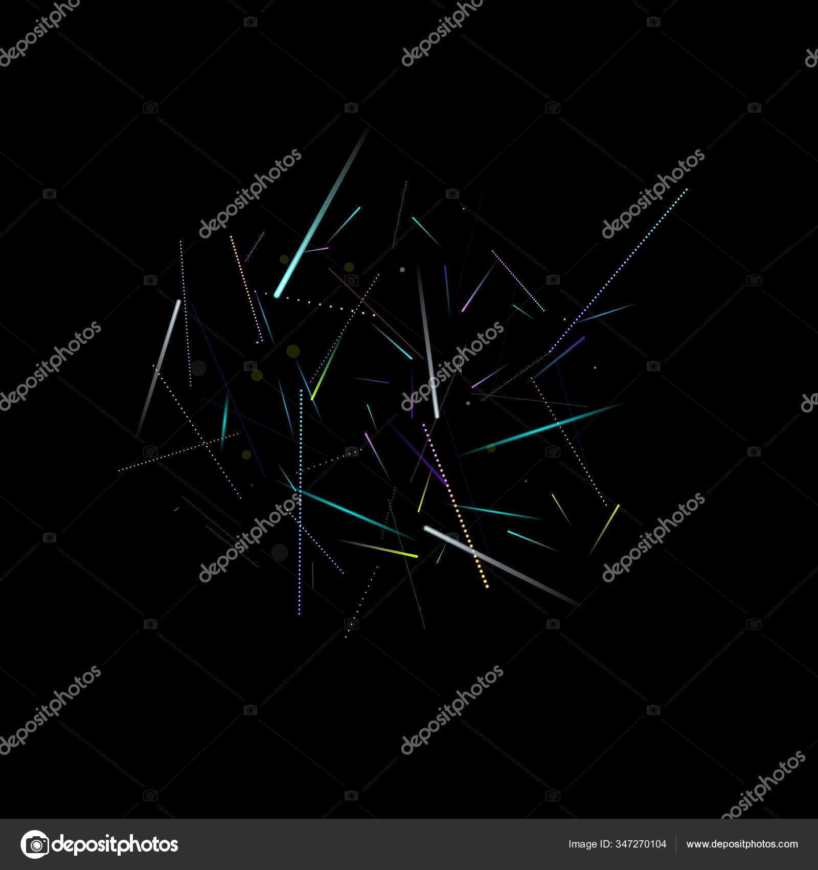 Fast Effect. Motion Neon. Glare Dynamic. Stock Vector Image by ...