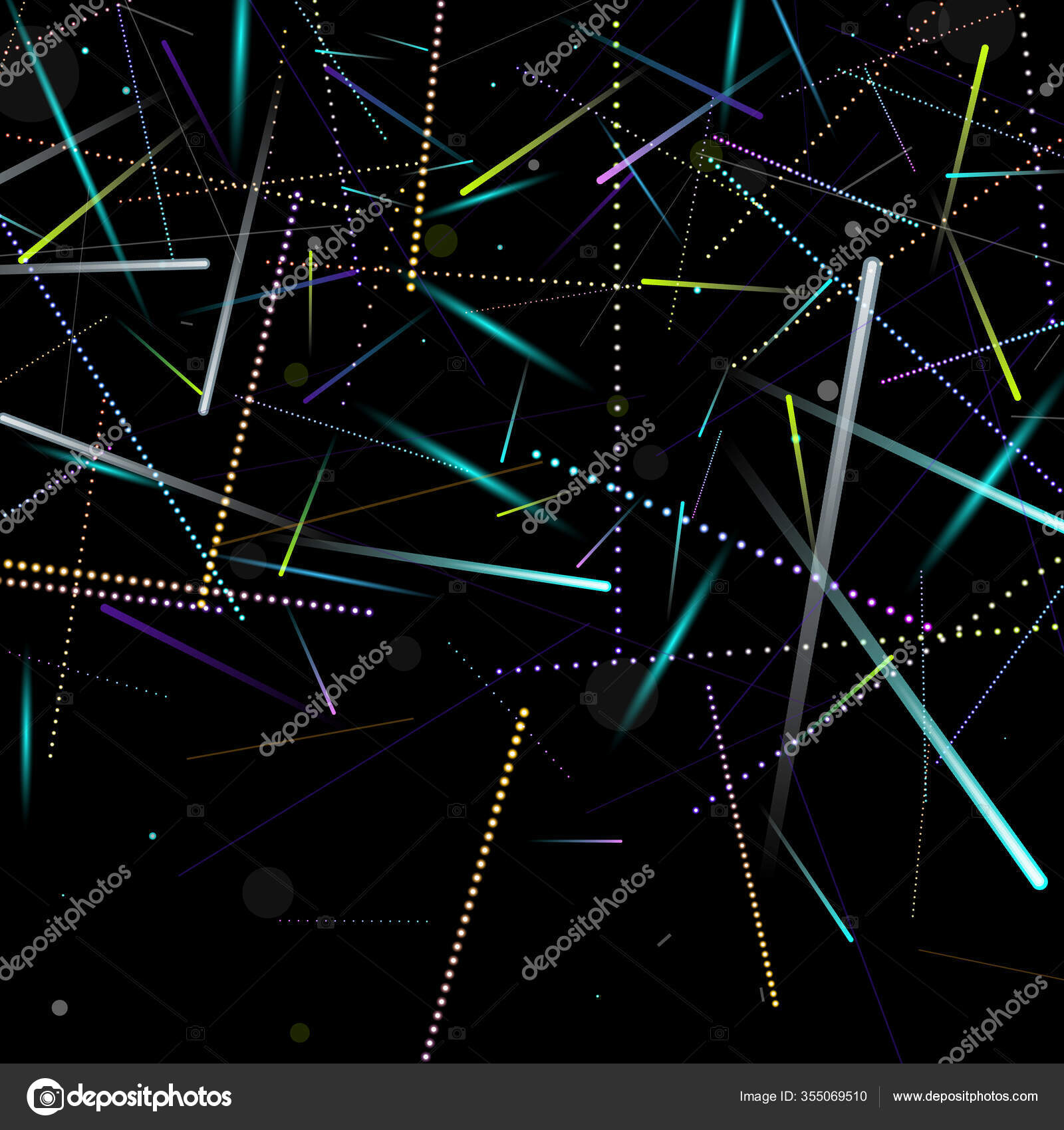 Fast Effect. Motion Neon. Glare Dynamic. — Stock Vector © asha801209 ...