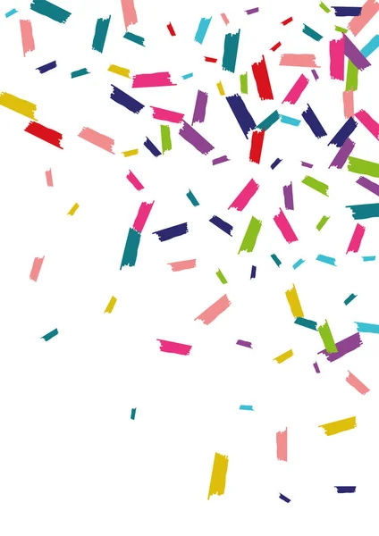 Rainbow Effect Confetti Pattern. Confetti Backdrop. Dust Invitation ...