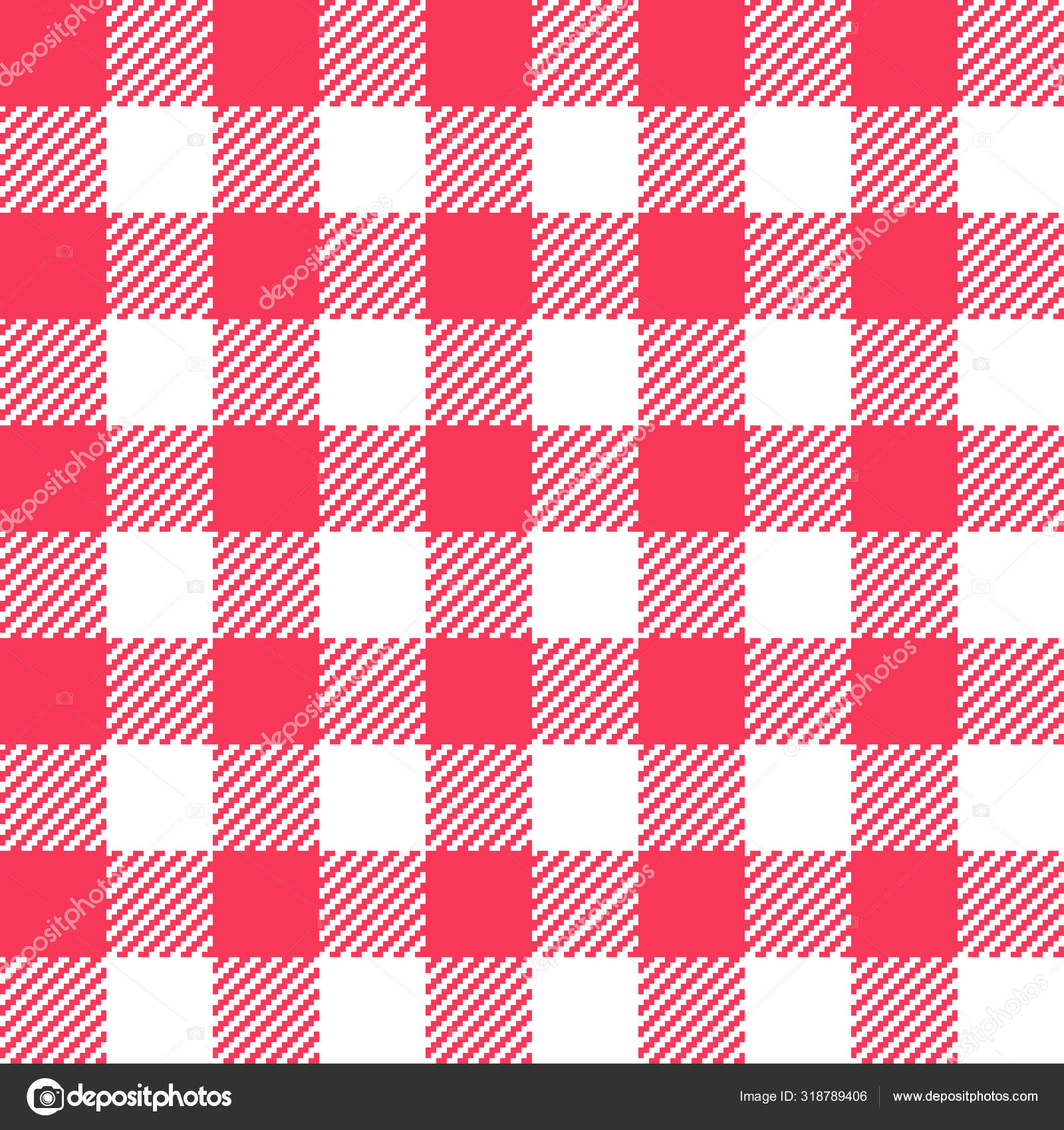 Red Gingham seamless pattern. Stock Vector by ©Emkan 318789406