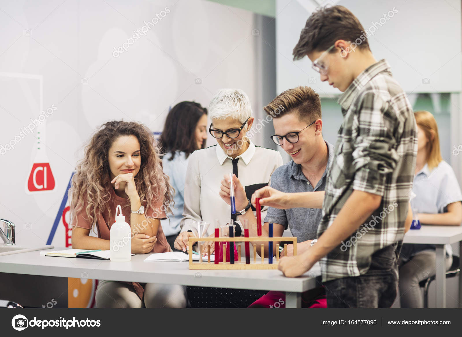 High School Chemistry Class