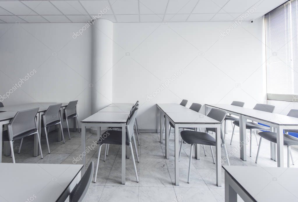 Modern High School Classroom — Stock Photo © luminastock #167032110