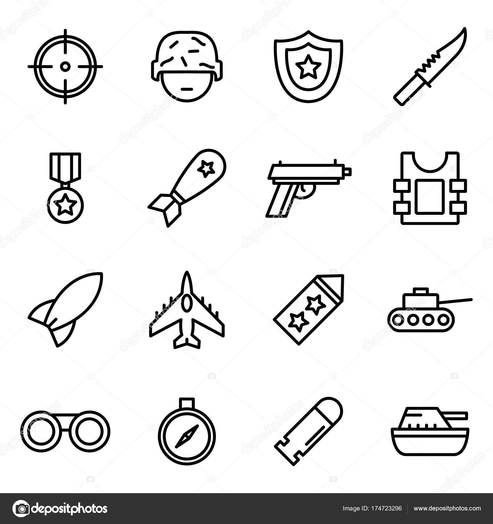 Military Battle Symbols