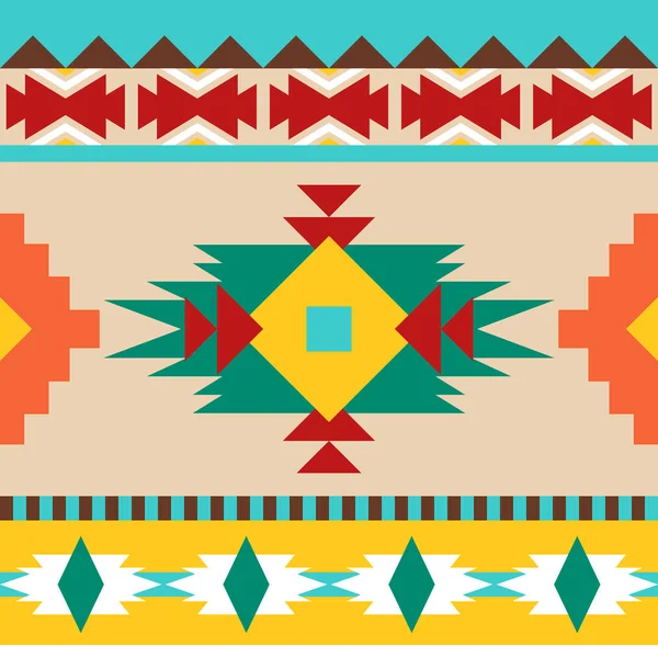 Seamless textile pattern in native american style — Stock Vector ...