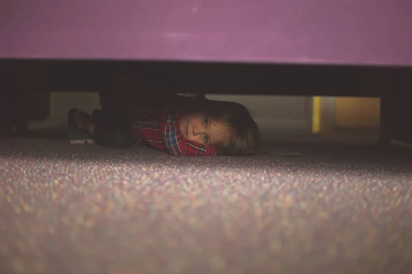 A child under the bed Stock Photos, Royalty Free A child under the bed ...