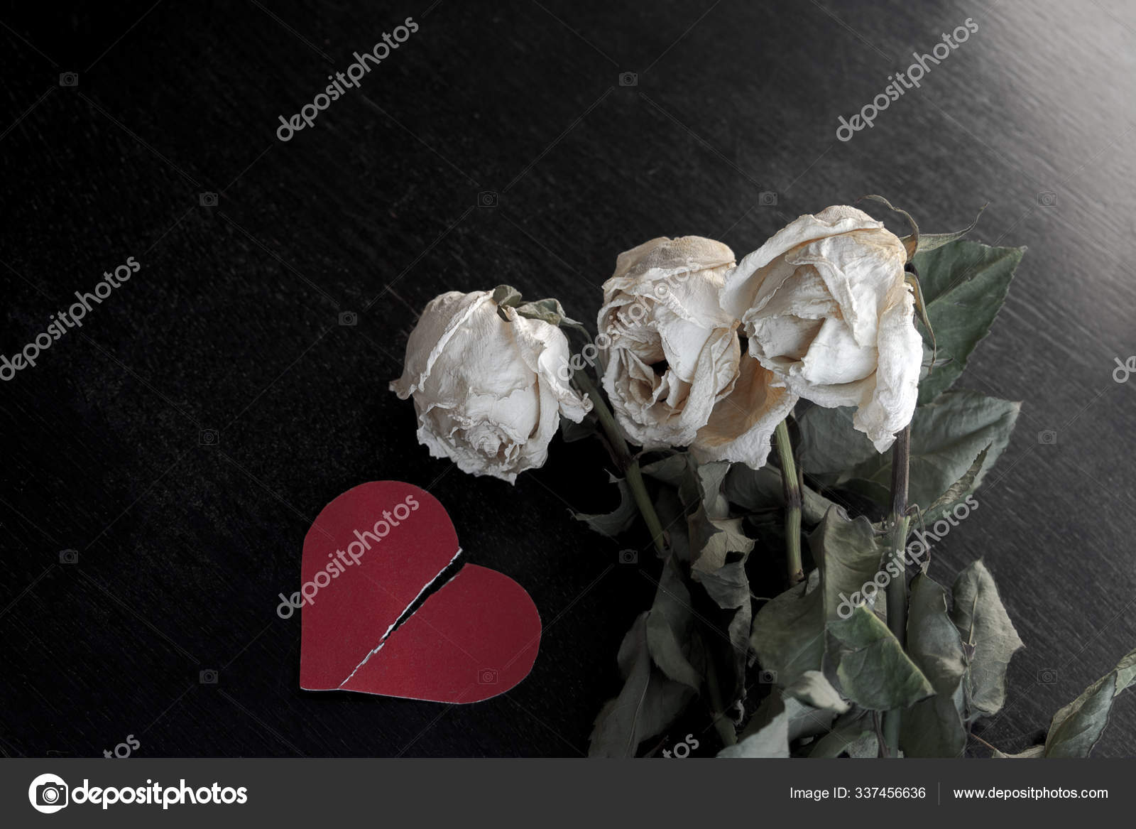 Broken Hearts With Roses