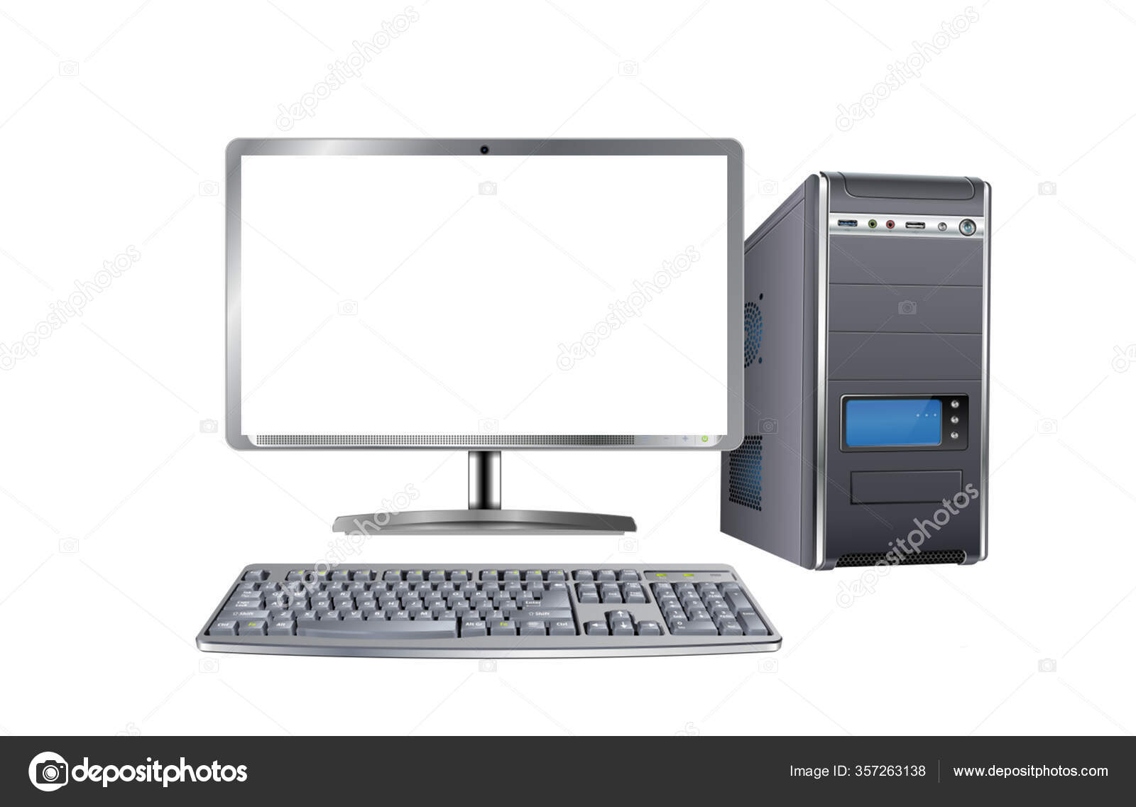 Computer White Background Computer Mouse Isolated White Background ...