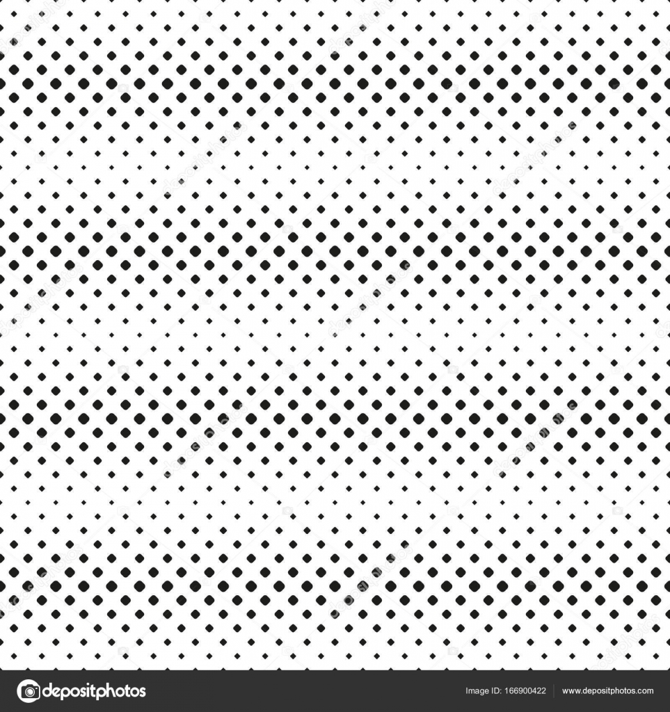 Seamless halftone horizontal spot-lines pattern of rounded squares on ...