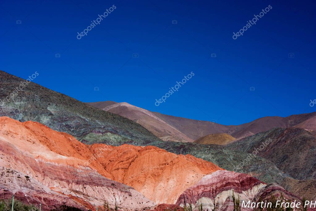 Siete colores de colina ubicados en Tilcara - Salta - Argentin 2024