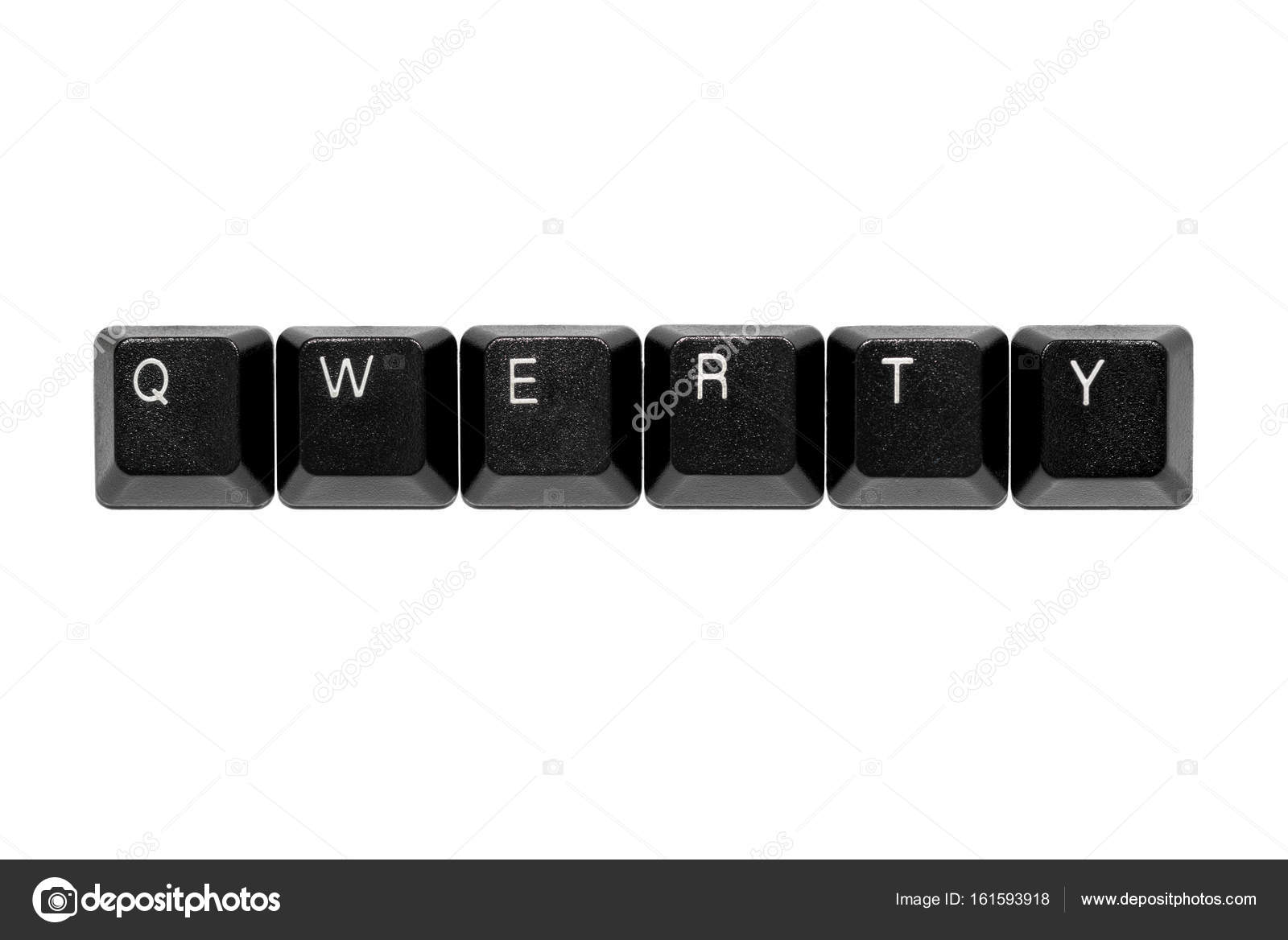 Photo: of keyboard keys | Qwerty keyboard keys — Stock Photo ...