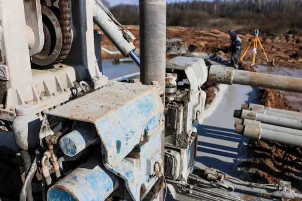 Rotary wash drilling Stock Photos, Royalty Free Rotary wash drilling ...