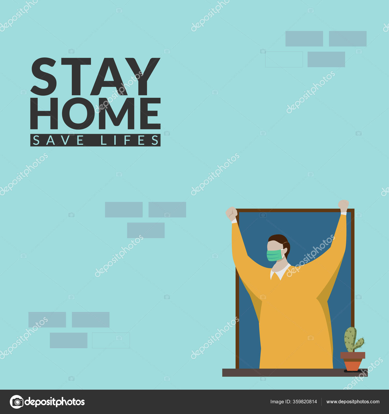 People Make Self Isolation Home Stay Home Lifes Awareness Social ⬇ ...