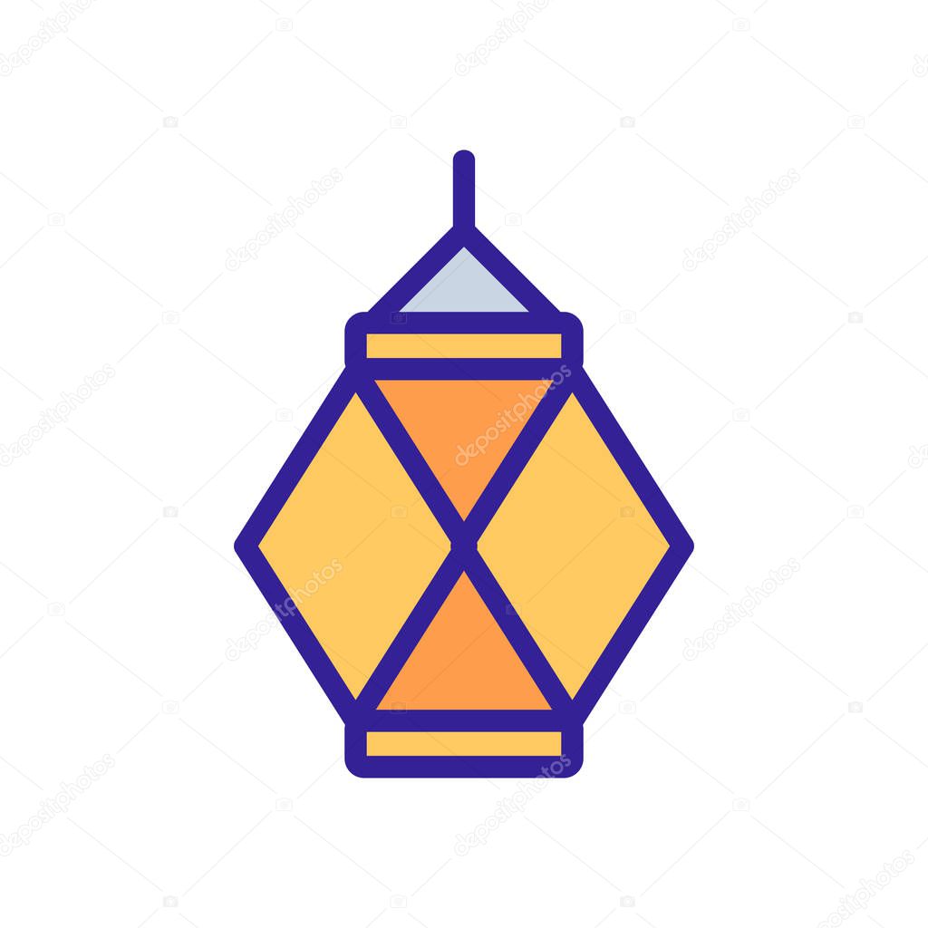 vesak linterna icono vector. signo de linterna vesak. ilustraci n de s mbolo de color 2024