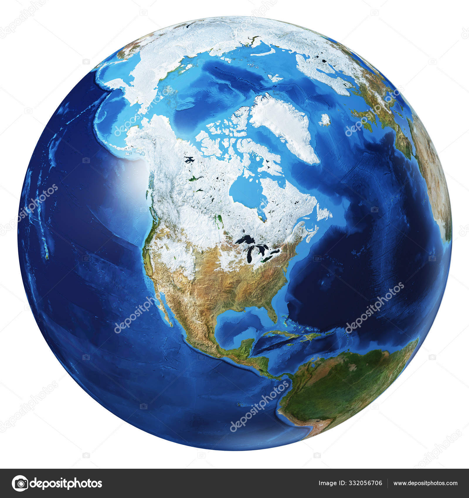 3d Globe Illustration