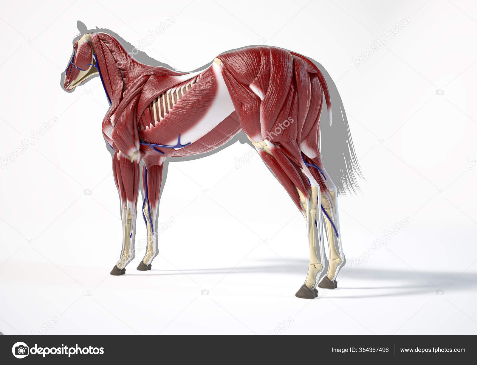 Diagrama De Anatomía Del Caballo
