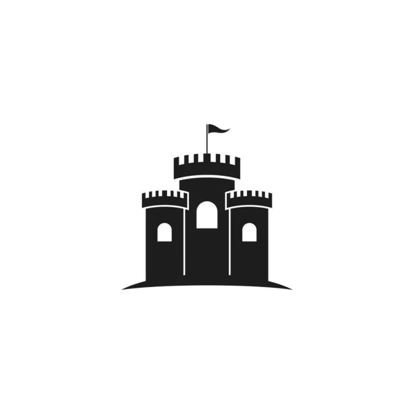 Castle Vector Logo Design Castle Tower Logo Template Vector — Stock ...