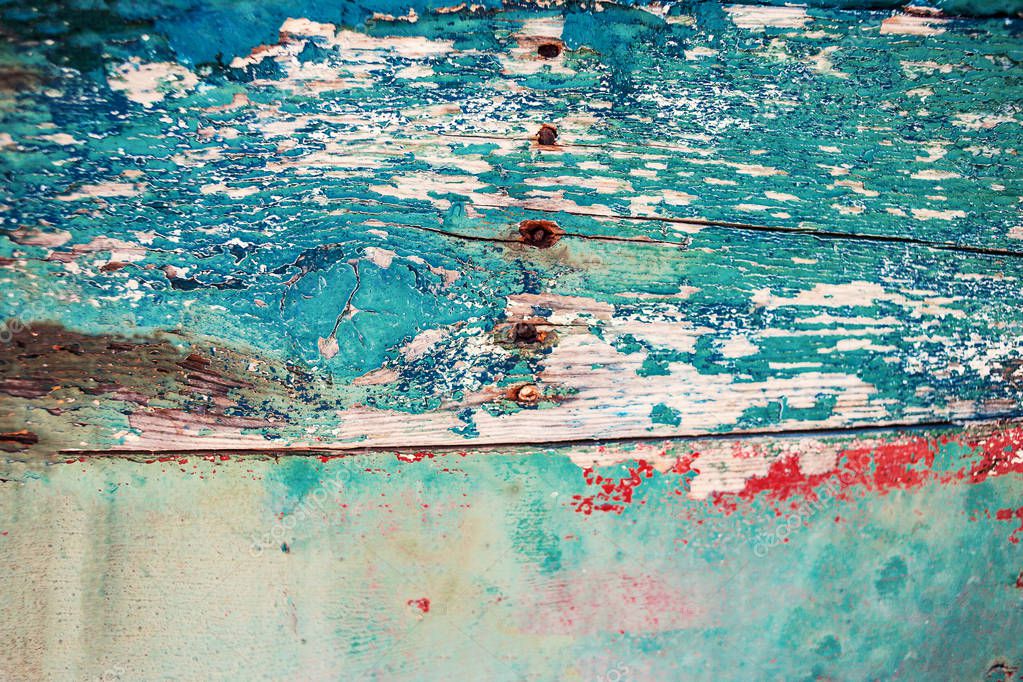 Rustic blue wood background — Stock Photo © Zakharova #173535000