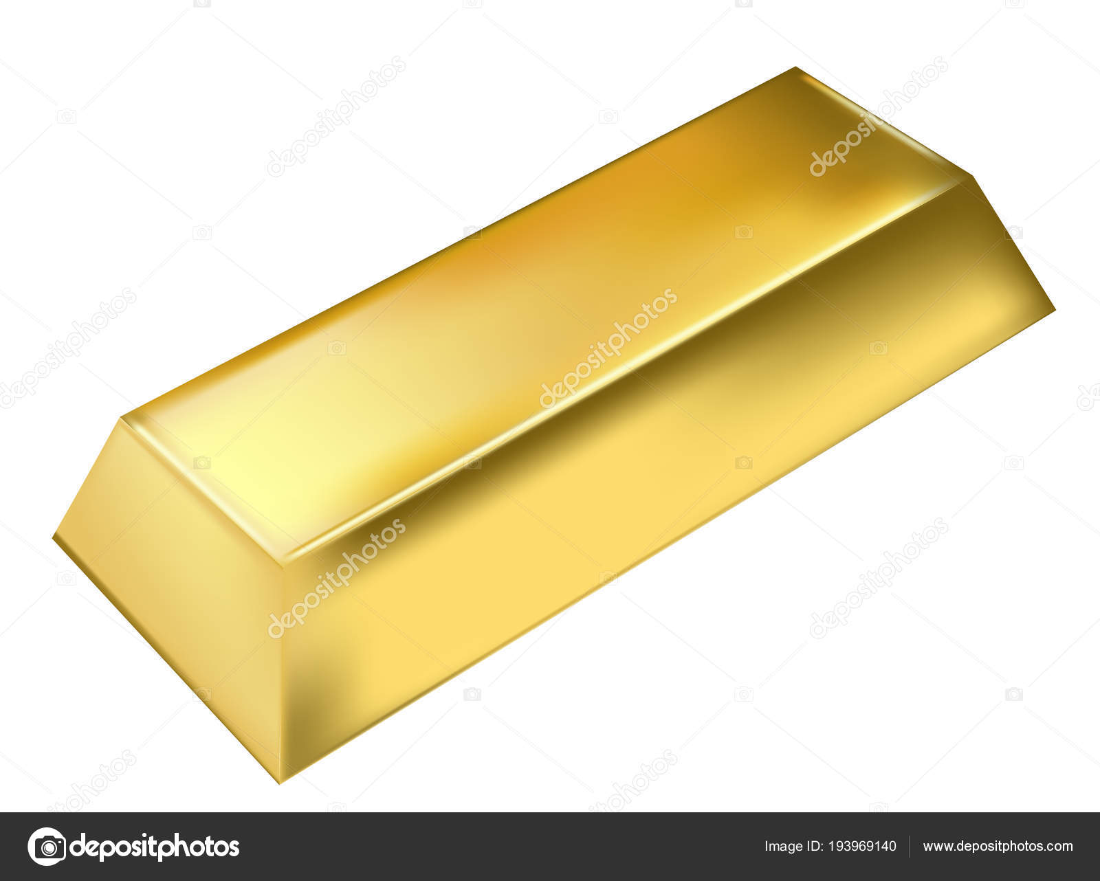 Vector De Barra De Oro