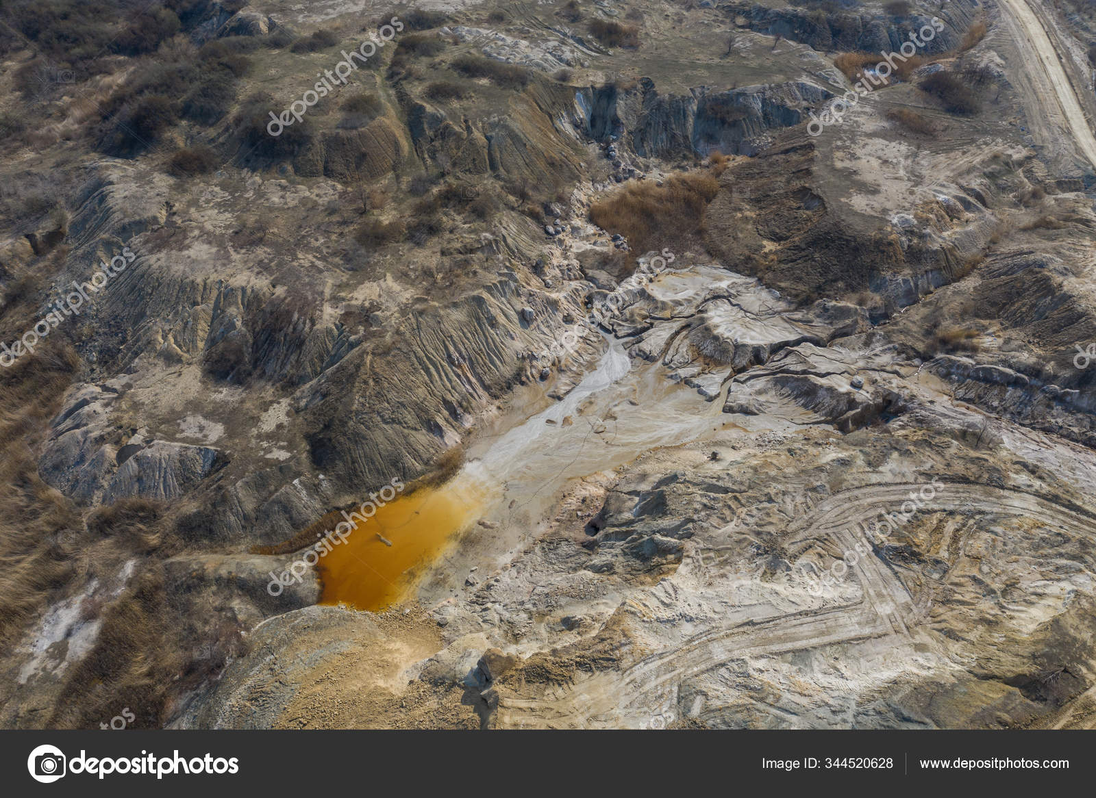Mine pit — Stock Photo © belyaaa #344520628