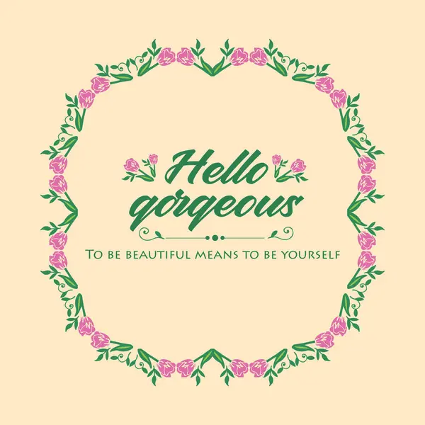 Hello Beautiful Quotes Sayings