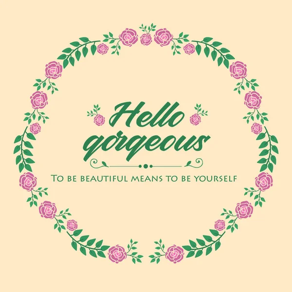 Hello Beautiful Quotes Sayings