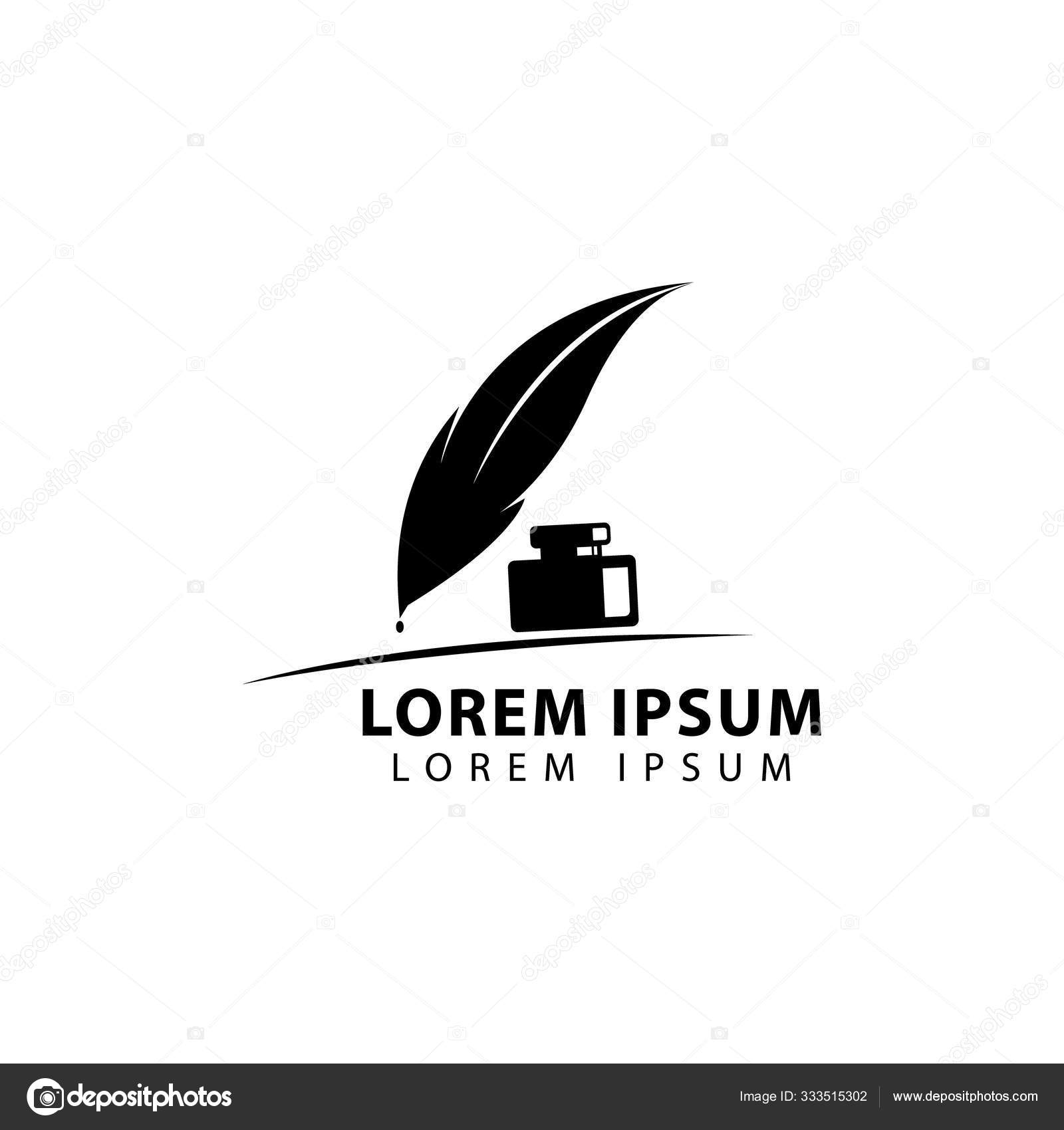 The Signature Pen Logo Signature Pen Icon And Symbol Vector