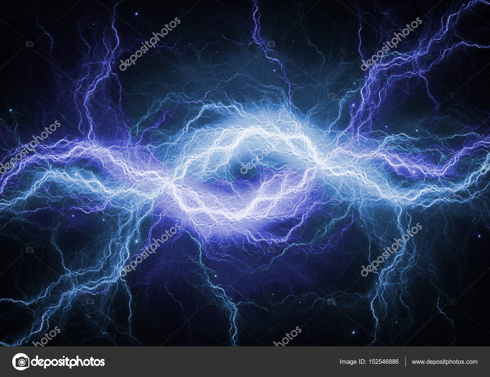 Abstract Lightning Storm