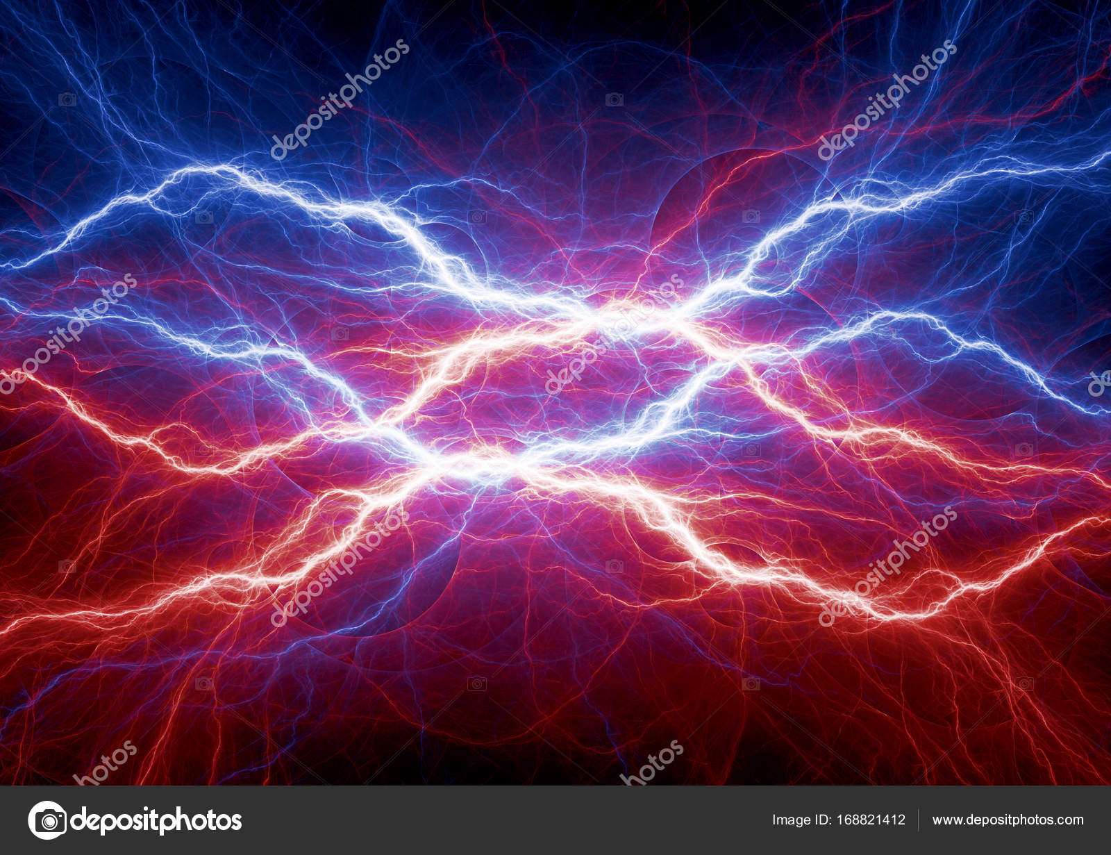 Electrical lightning background — Stock Photo © cappa #168821412