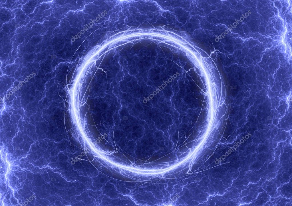 Rayo círculo azul 2025