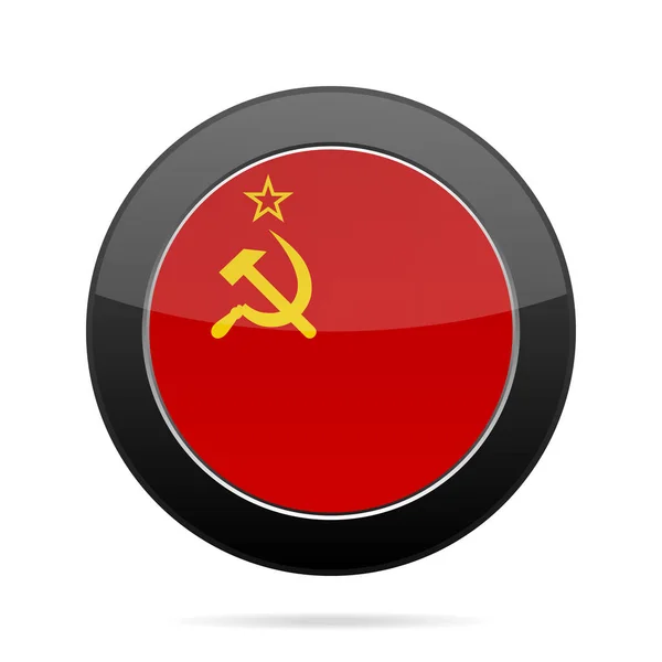 Button with flag of Soviet Union — Stock Vector © epapijon #105659768