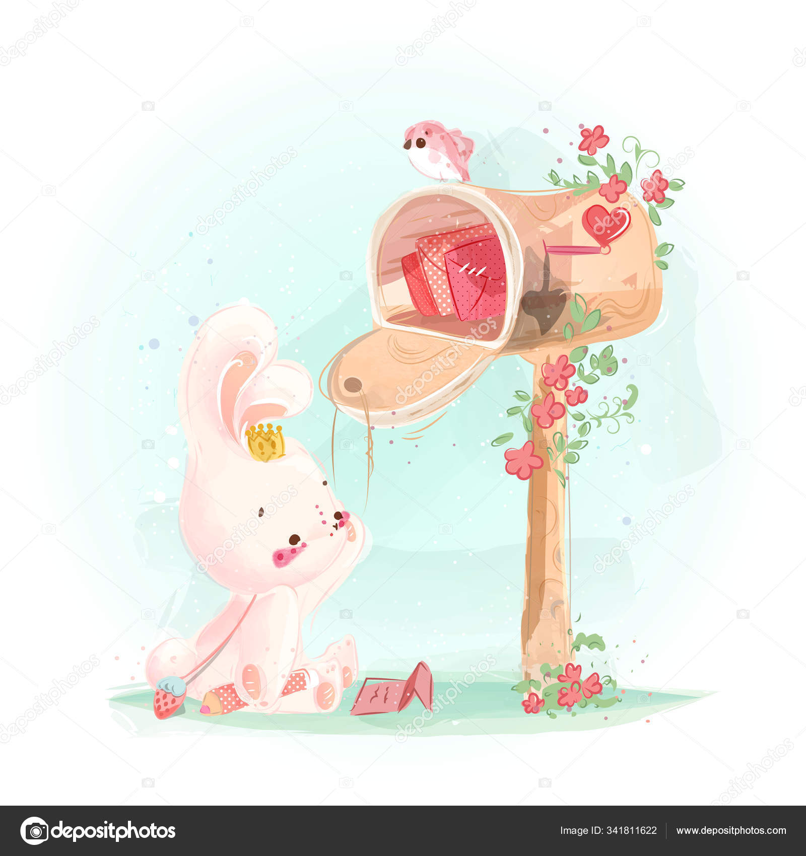 Cute Cartoon Mailbox