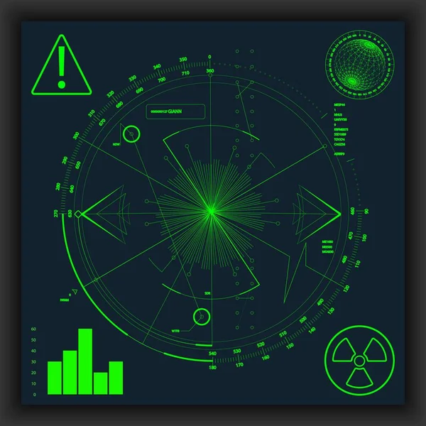 Flight radar screen, Royalty-free Flight radar screen Vector Images ...