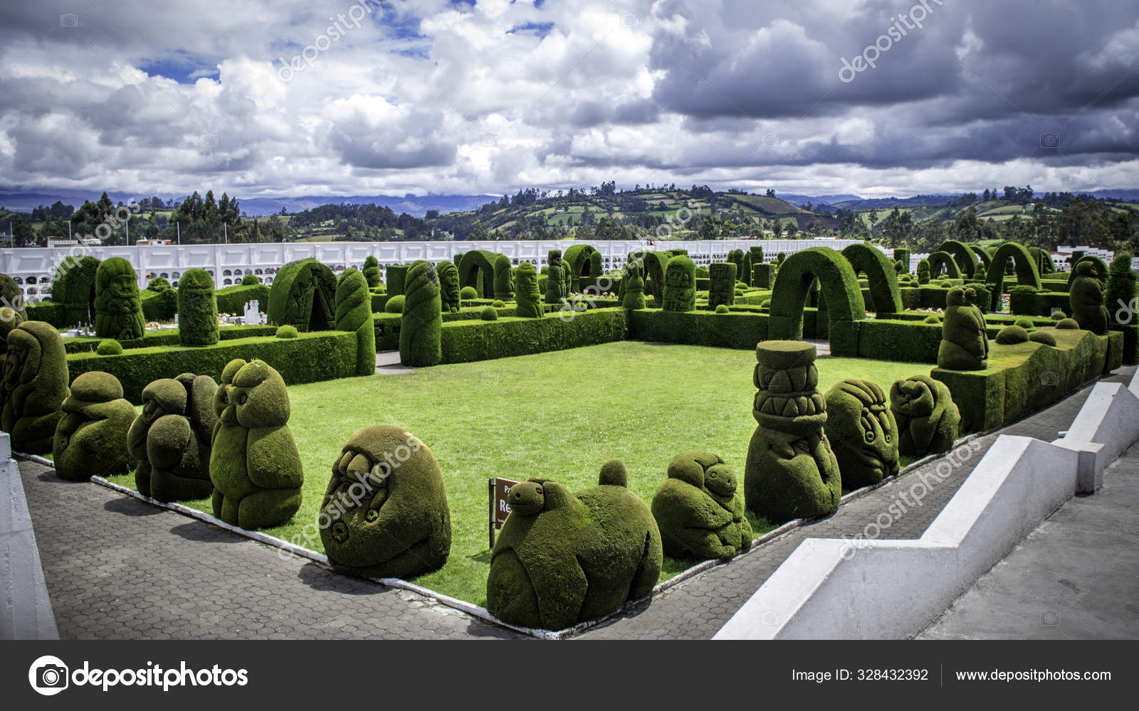 Vista panorámica del cementerio de José Mara Azael Franco Guerrero ...