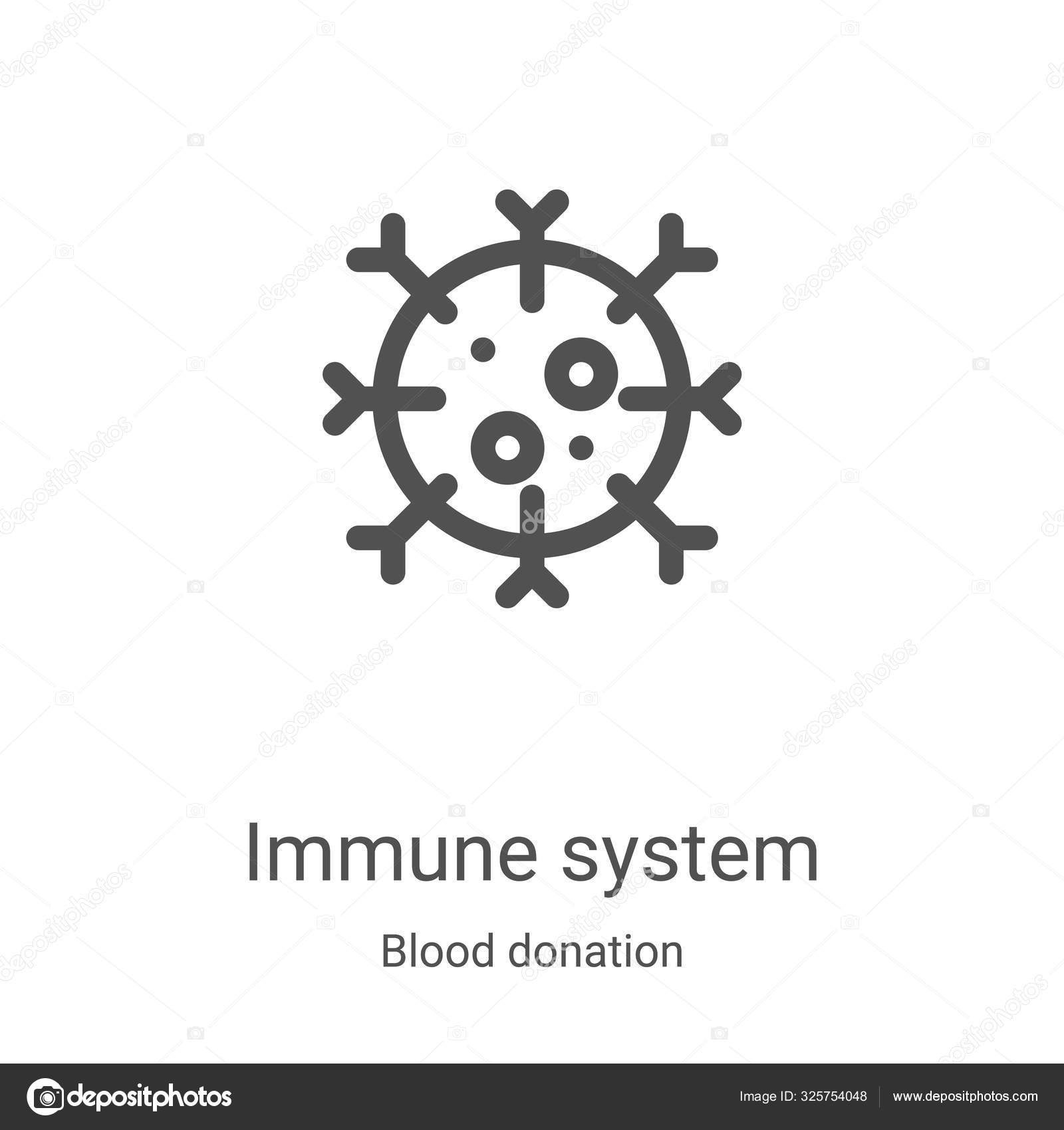 Immune System Logo Immune System Vector Icon Logo. Health Bacteria