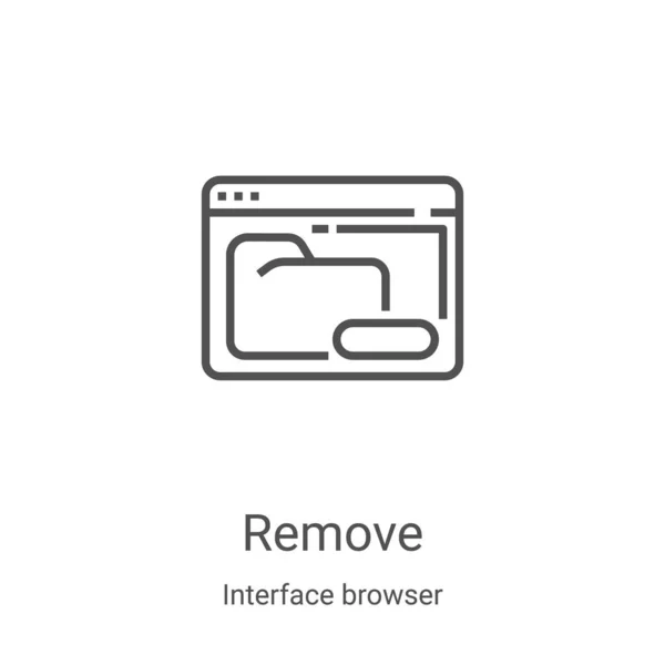 Program Interface Icon Program Interface Linear Symbol Design ...