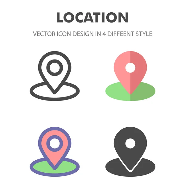 100,000 3d location icon Vector Images | Depositphotos