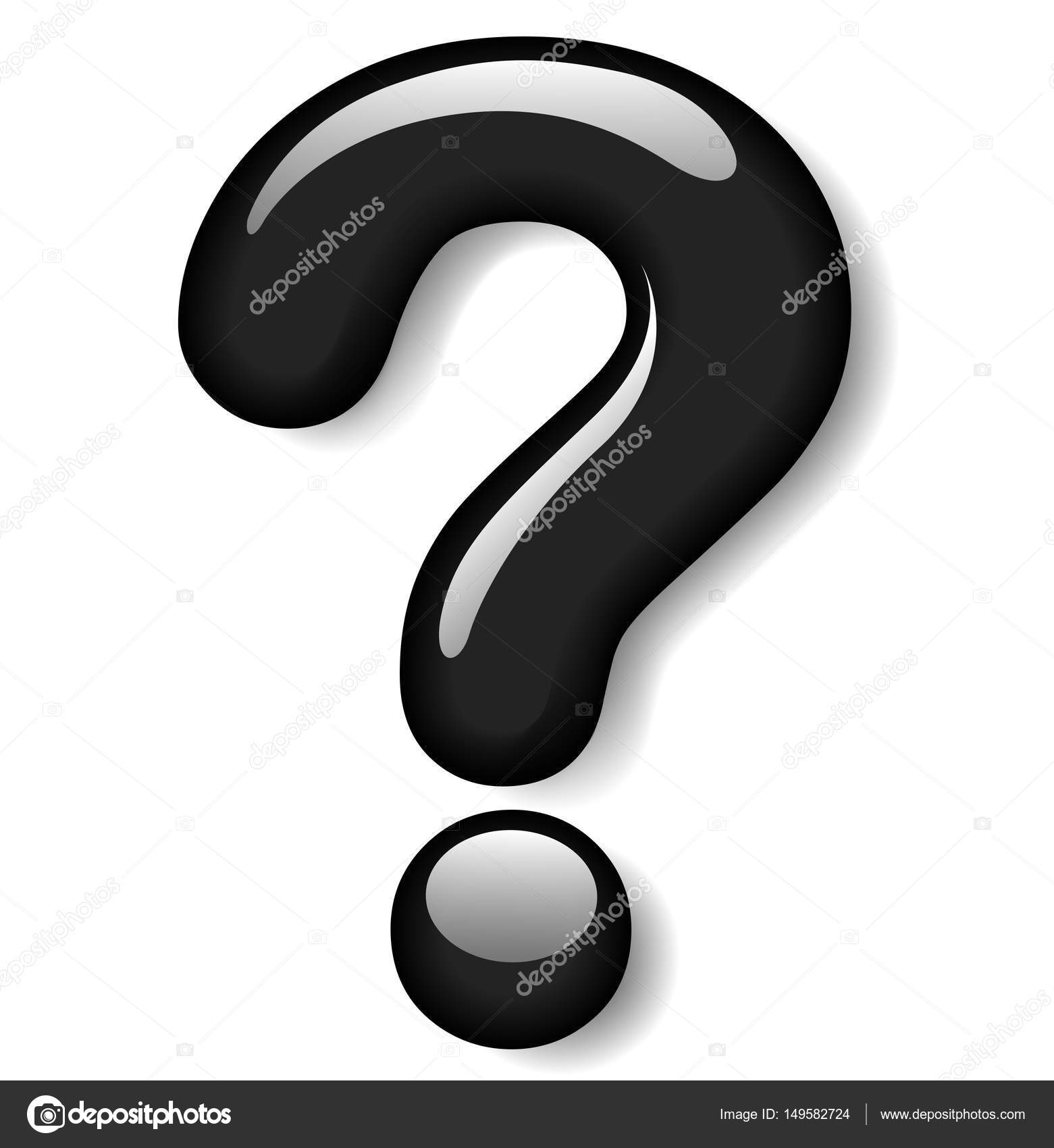 Siyah soru işareti ©nickylarson 149582724'e ait Stok Vektör